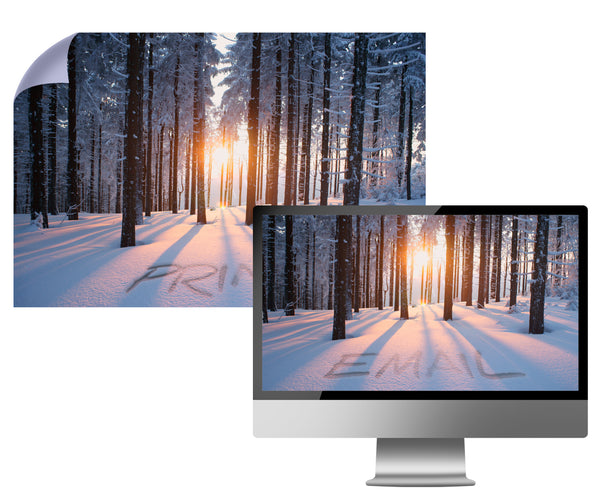 FOREST SUNSET IN WINTER Print & Email Bundle – XMPie MARKETPLACE
