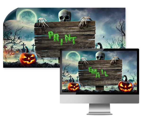 SPOOKY HALLOWEEN Print & Email Bundle – XMPie MARKETPLACE